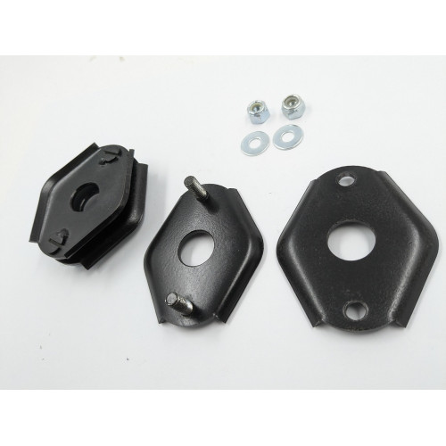 Lower wishbone shock mount plates (pair)